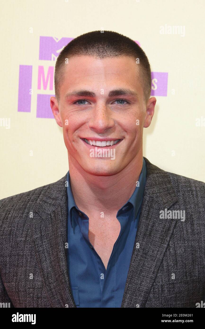 Colton Haynes arriving at the 2012 'MTV Video Music Awards' held at the ...
