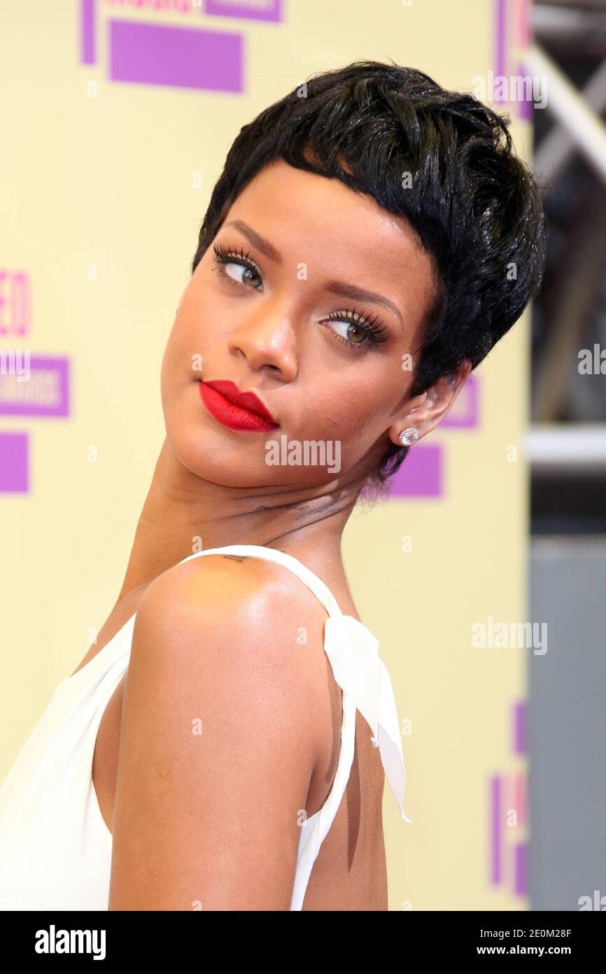 Rihanna arriving at the 2012 'MTV Video Music Awards' held at the ...