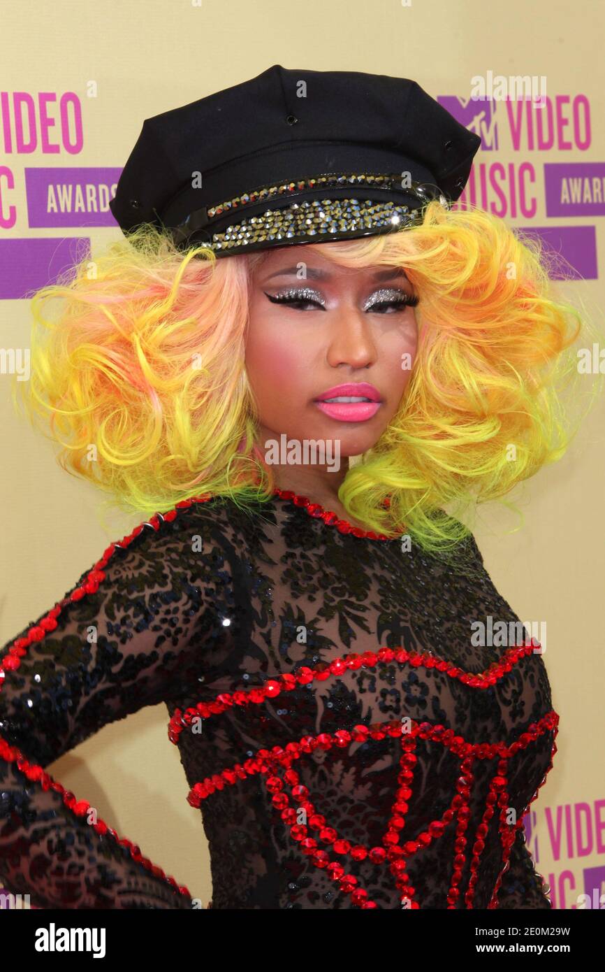 Nicki Minaj arriving at the 2012 'MTV Video Music Awards' held at the ...