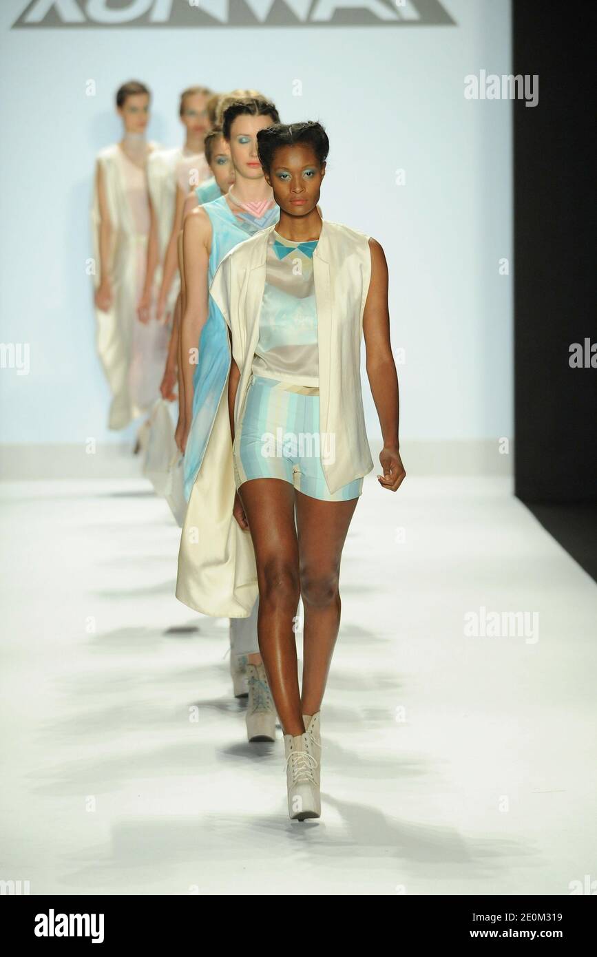 The Fabio Costa collection on the runway during the Project Runway 10th ...