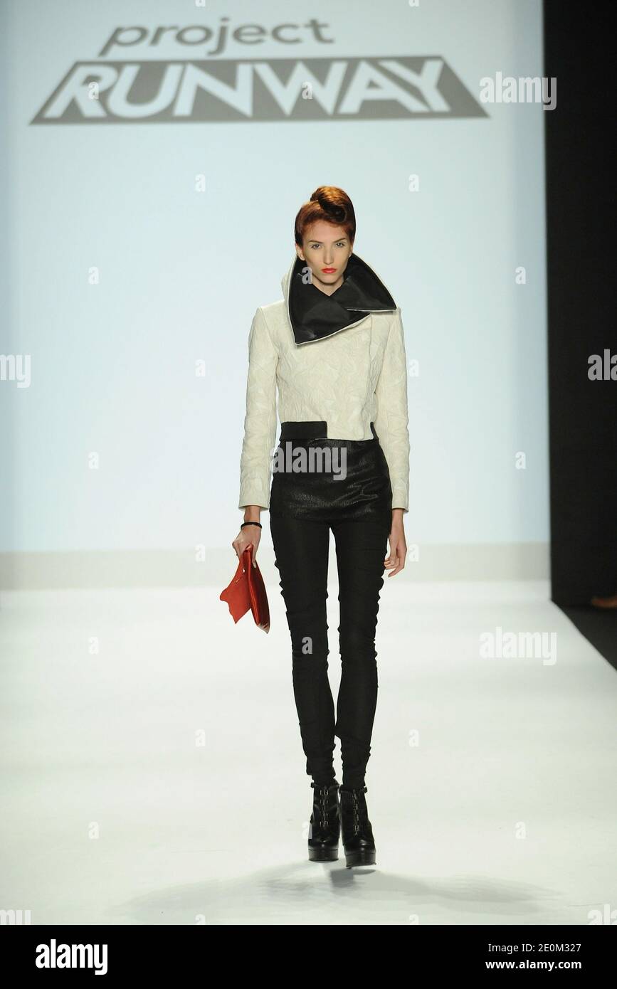 The Melissa Fleis collection on the runway during the Project Runway ...