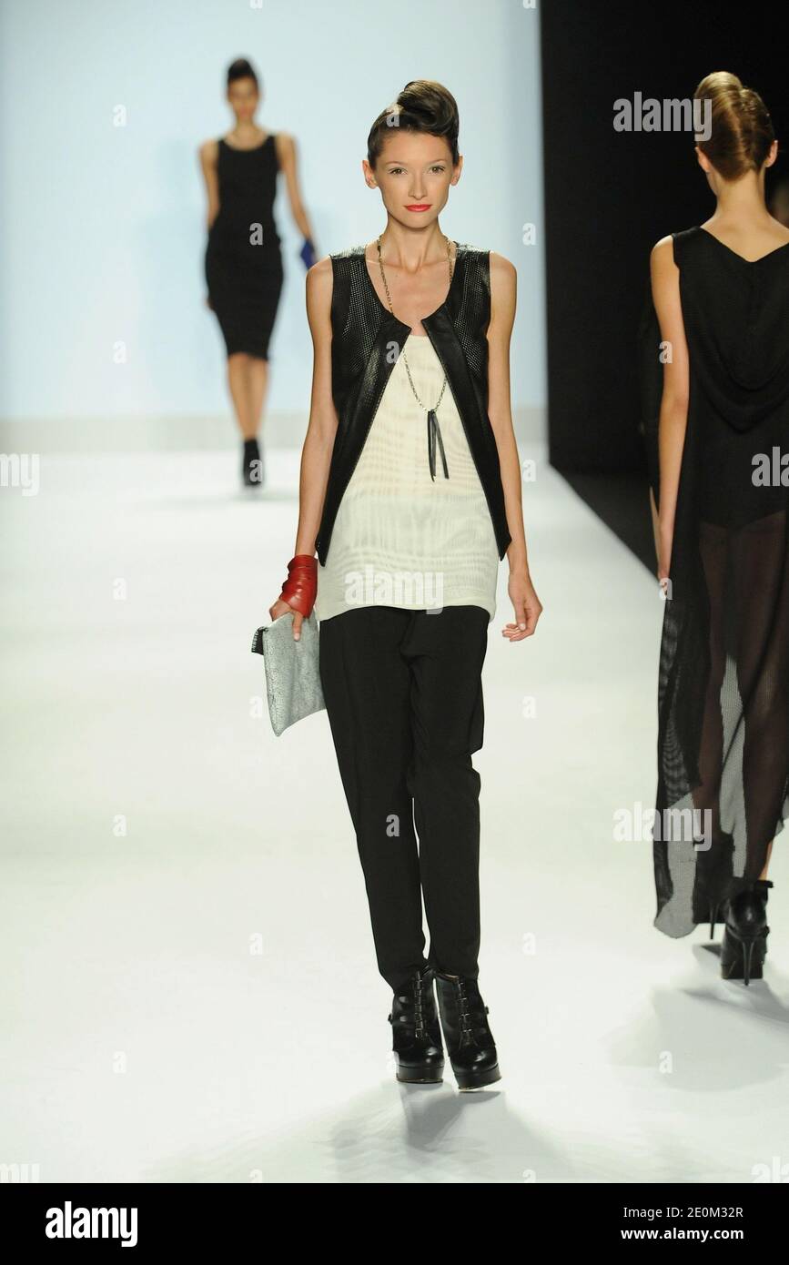 The Melissa Fleis collection on the runway during the Project Runway ...