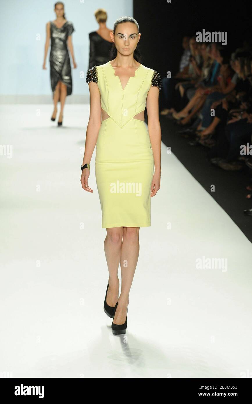 The Dmitry Sholokhov Collection on the runway during the Project Runway ...
