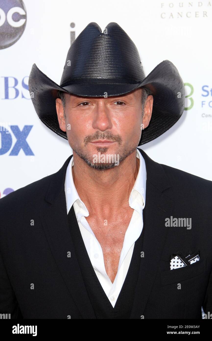 Tim McGraw arriving at the 'Stand Up to Cancer Benefit' held at the ...