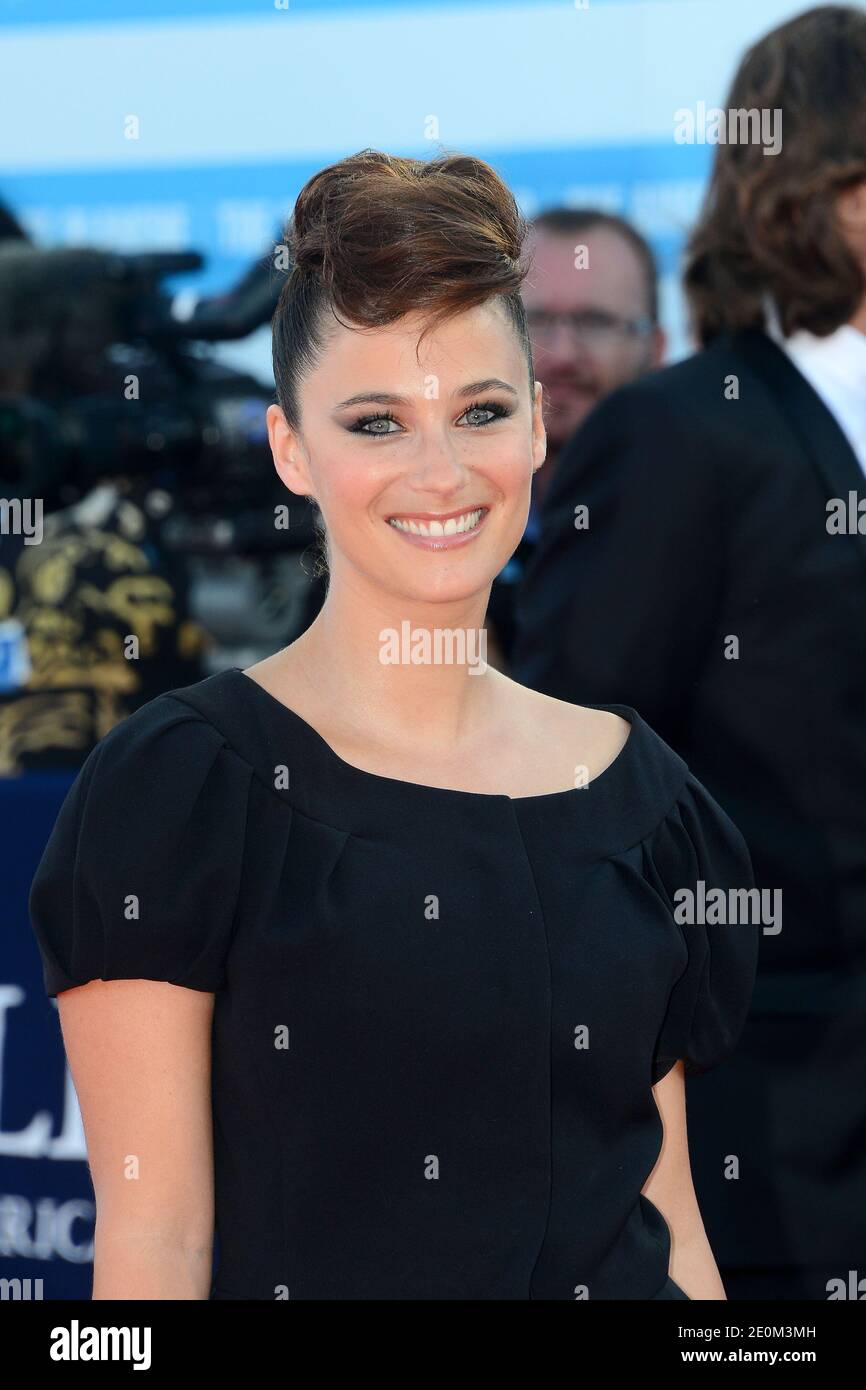 Melanie Bernier attending the closing ceremony of the 38th Deauville ...