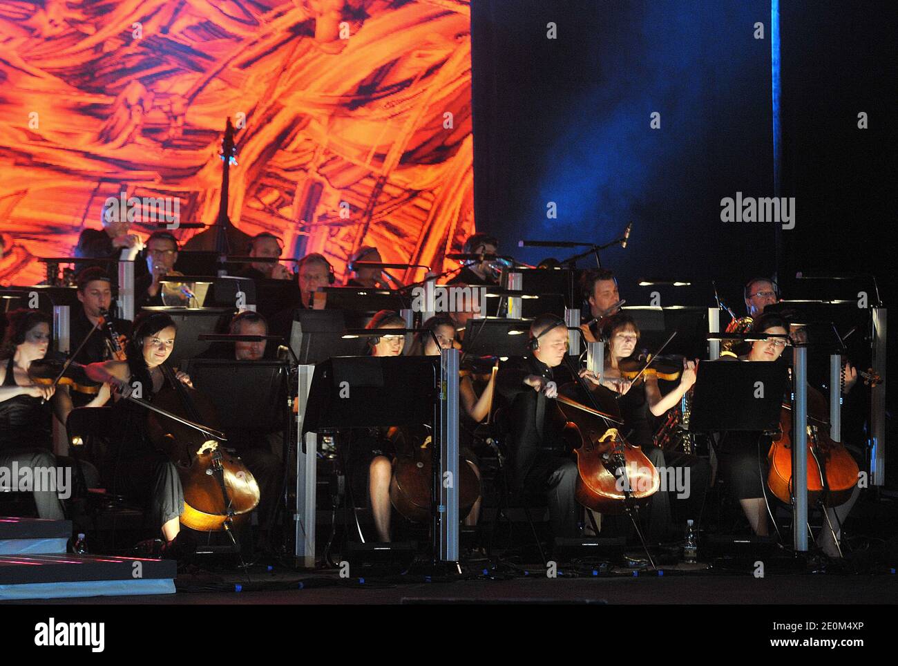 George Michael performs live on the stage of the Opera Garnier as part ...