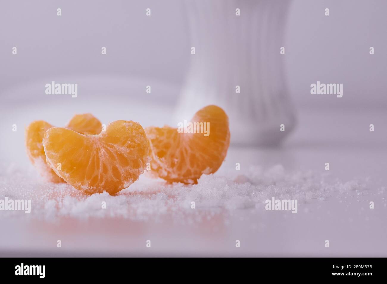 Orange clementines ready to be eaten. Orange fruit, fresh and natural ...