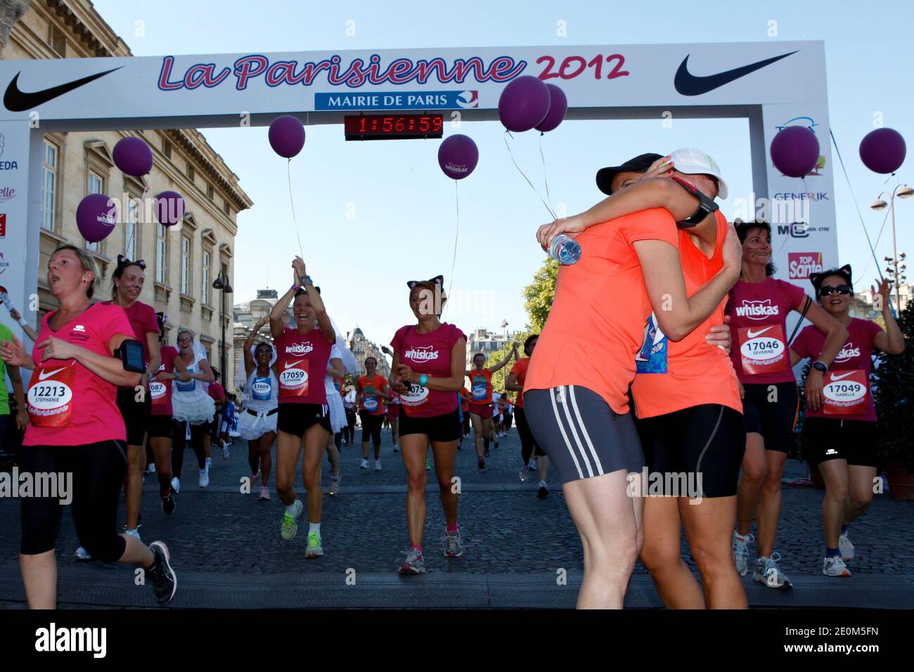 Atmosphere during the Running La Parisienne in Paris, France on ...