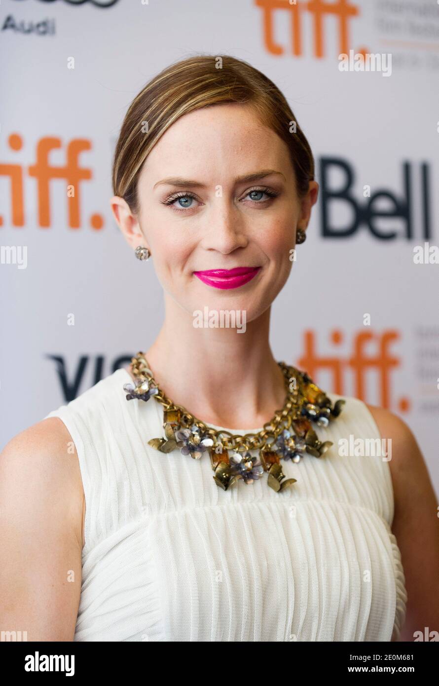Emily Blunt attends the screening of 'Arthur Newman' during the 37th ...