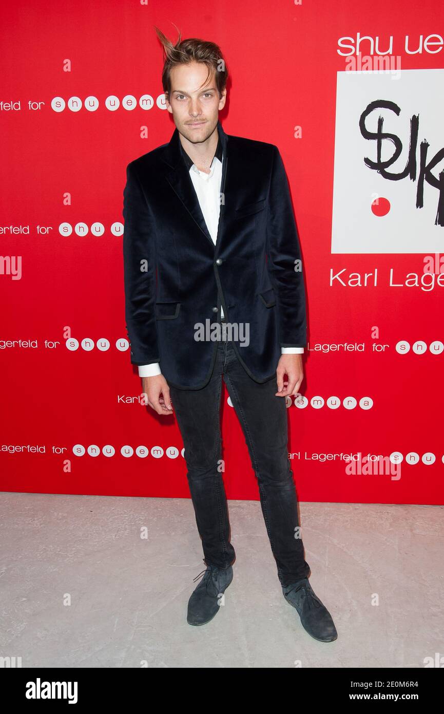 Andy Gillet attending the launch of 'Karl Lagerfeld for Shu Uemura ...