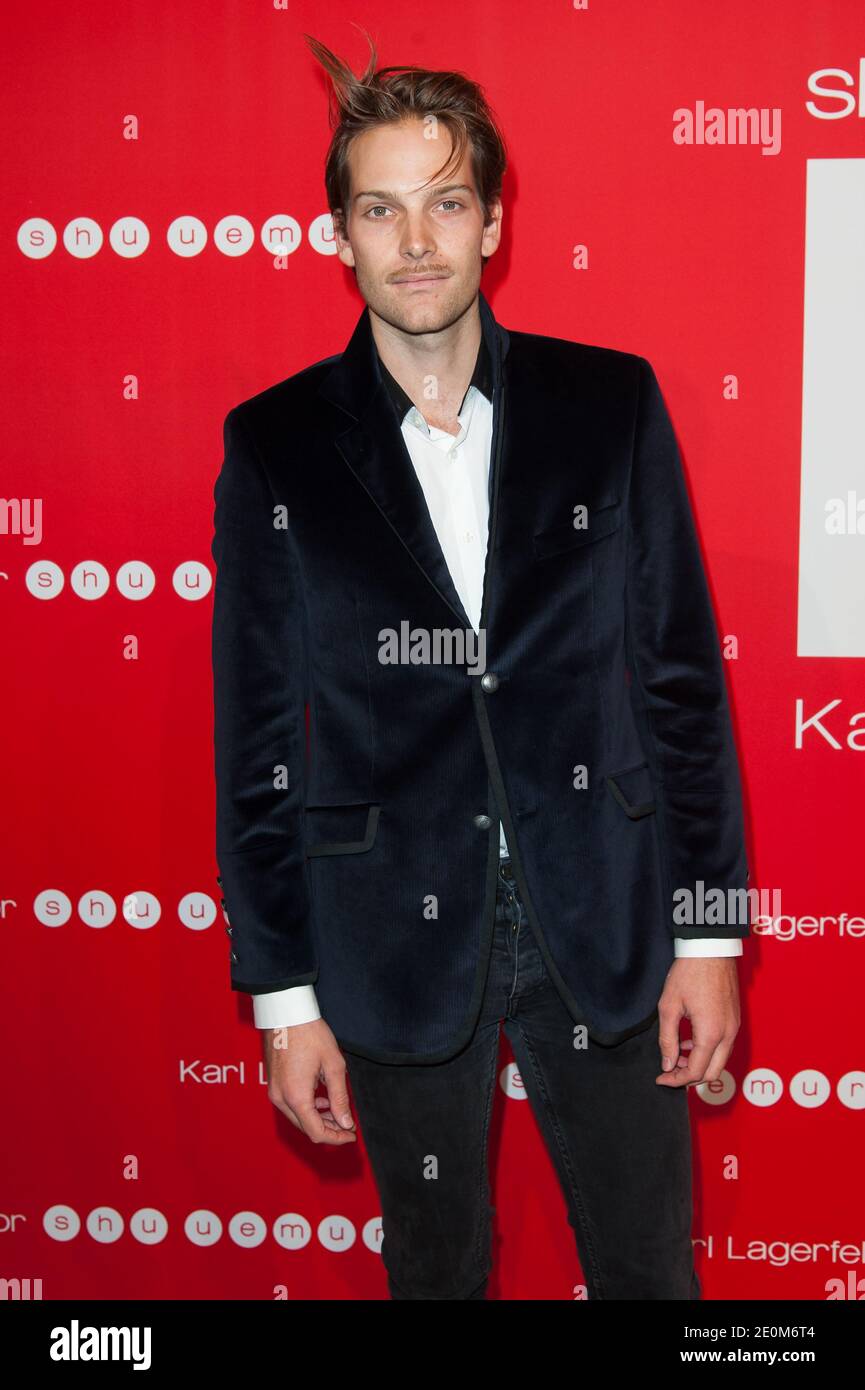 Andy Gillet attending the launch of 'Karl Lagerfeld for Shu Uemura ...