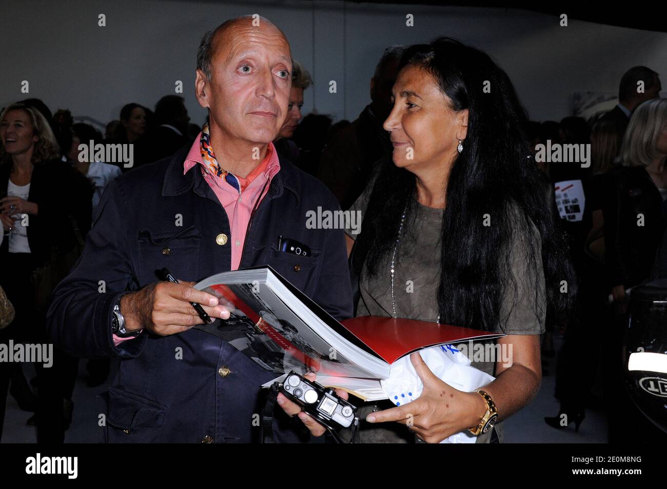 Bruno Mouron attending the 'Famous' photo exhibition by paparazzi ...