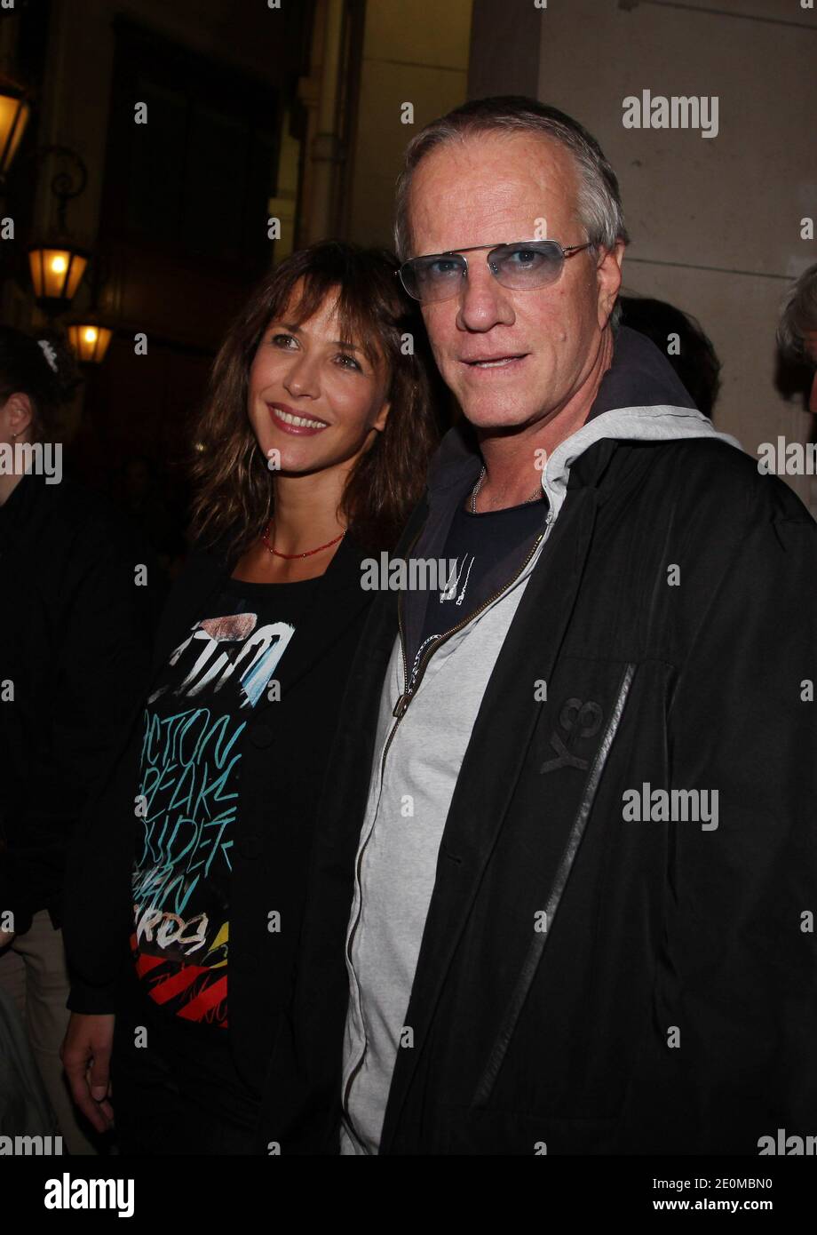 Sophie Marceau and Christophe Lambert attending the premiere of 'Comme ...