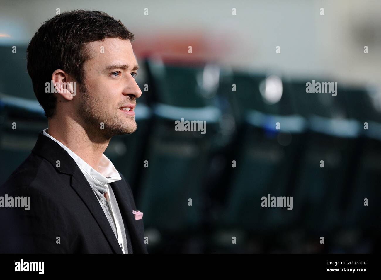 Justin Timberlake arrives at Warner Bros. Pictures' 'Trouble With The ...