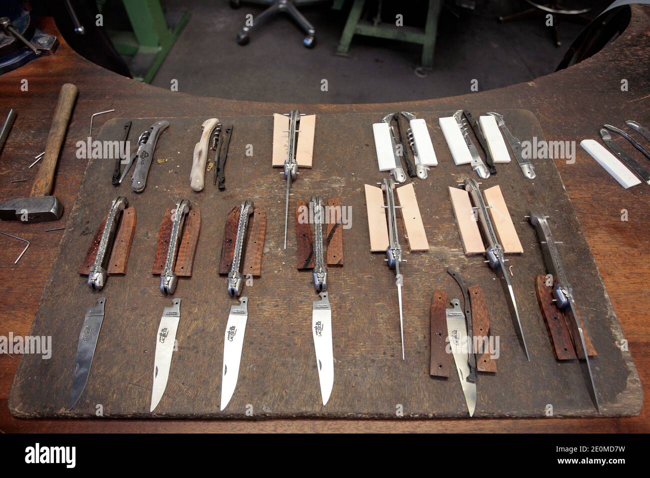 Workers are seen at knives factory 'La Forge de Laguiole' on September ...