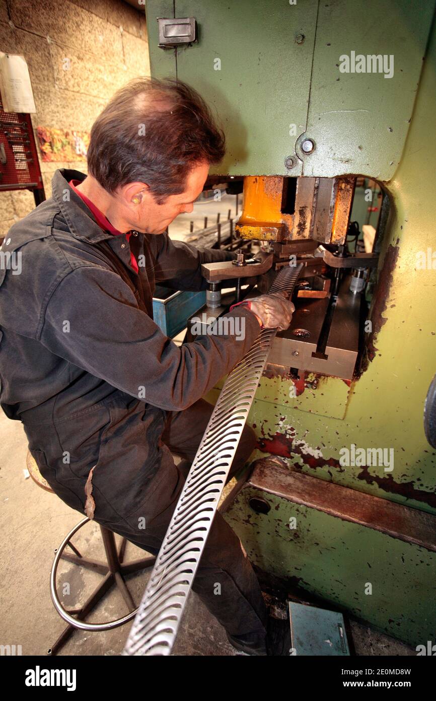Workers are seen at knives factory 'La Forge de Laguiole' on September ...