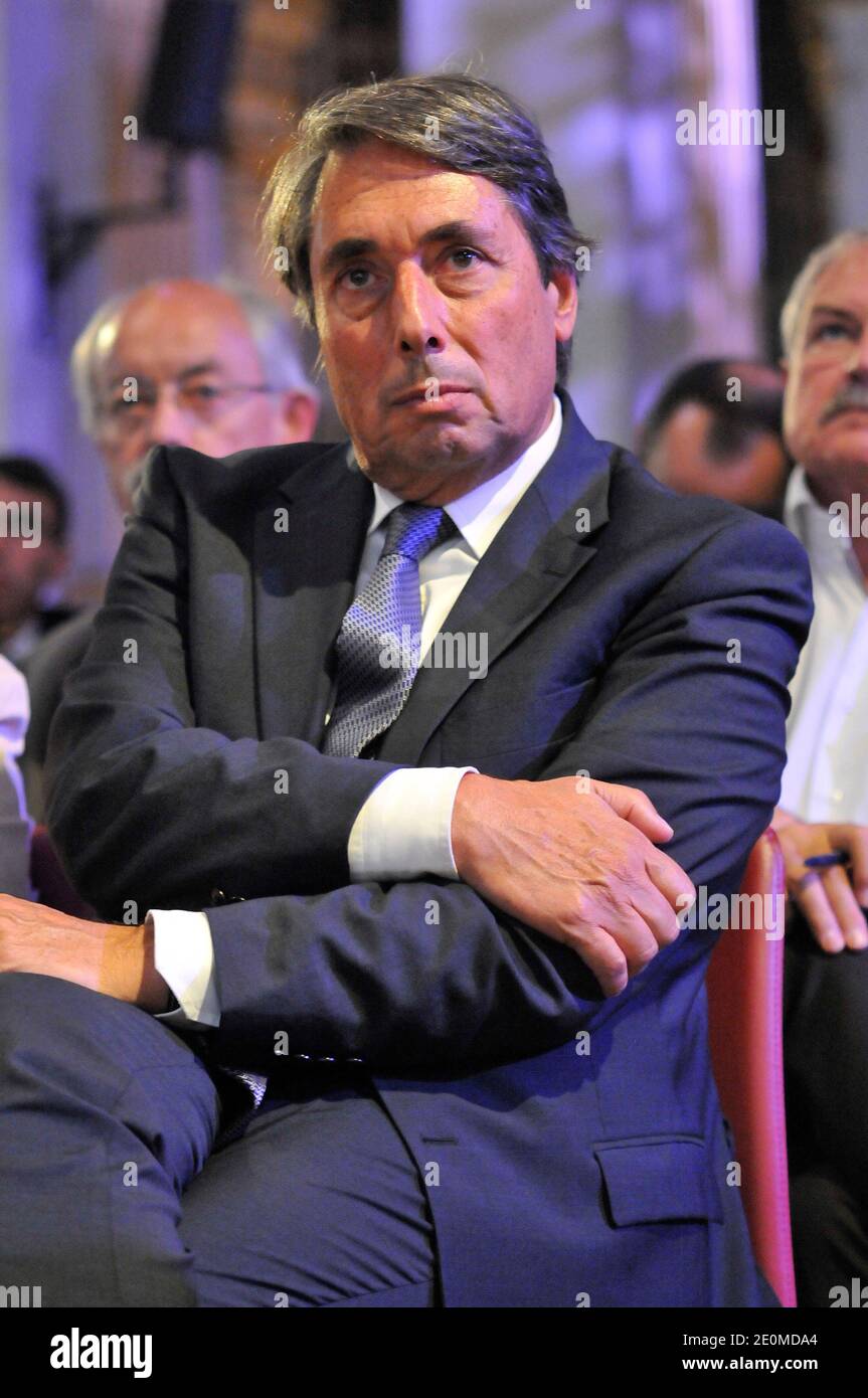 Michel Destot during the 12th conference of the cities in Paris, France ...