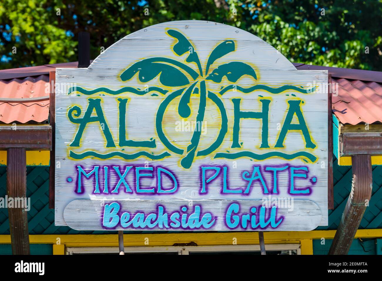Mixed plate and hawaii hi-res stock photography and images - Alamy