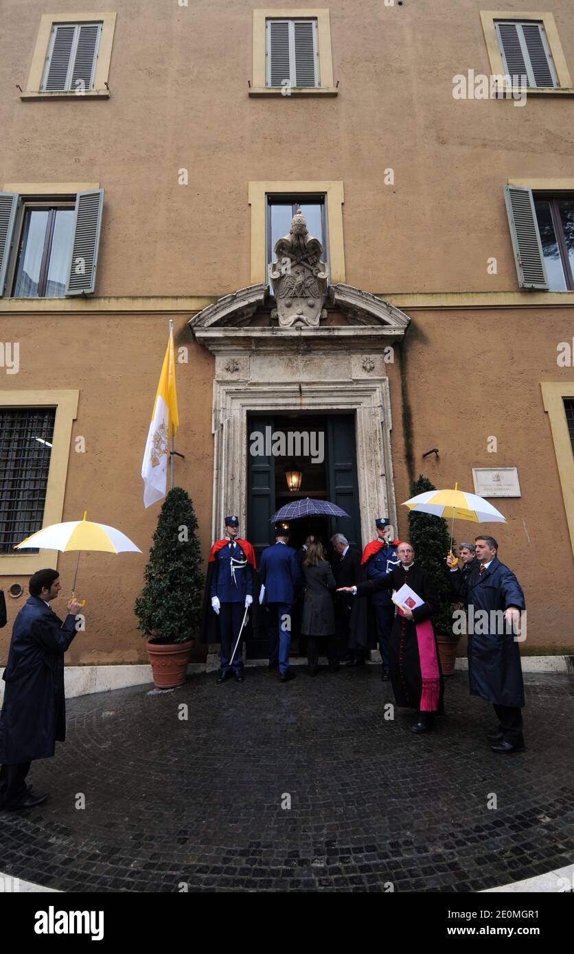 Vatican court prosecutors attend the opening ceremony of the Vatican ...