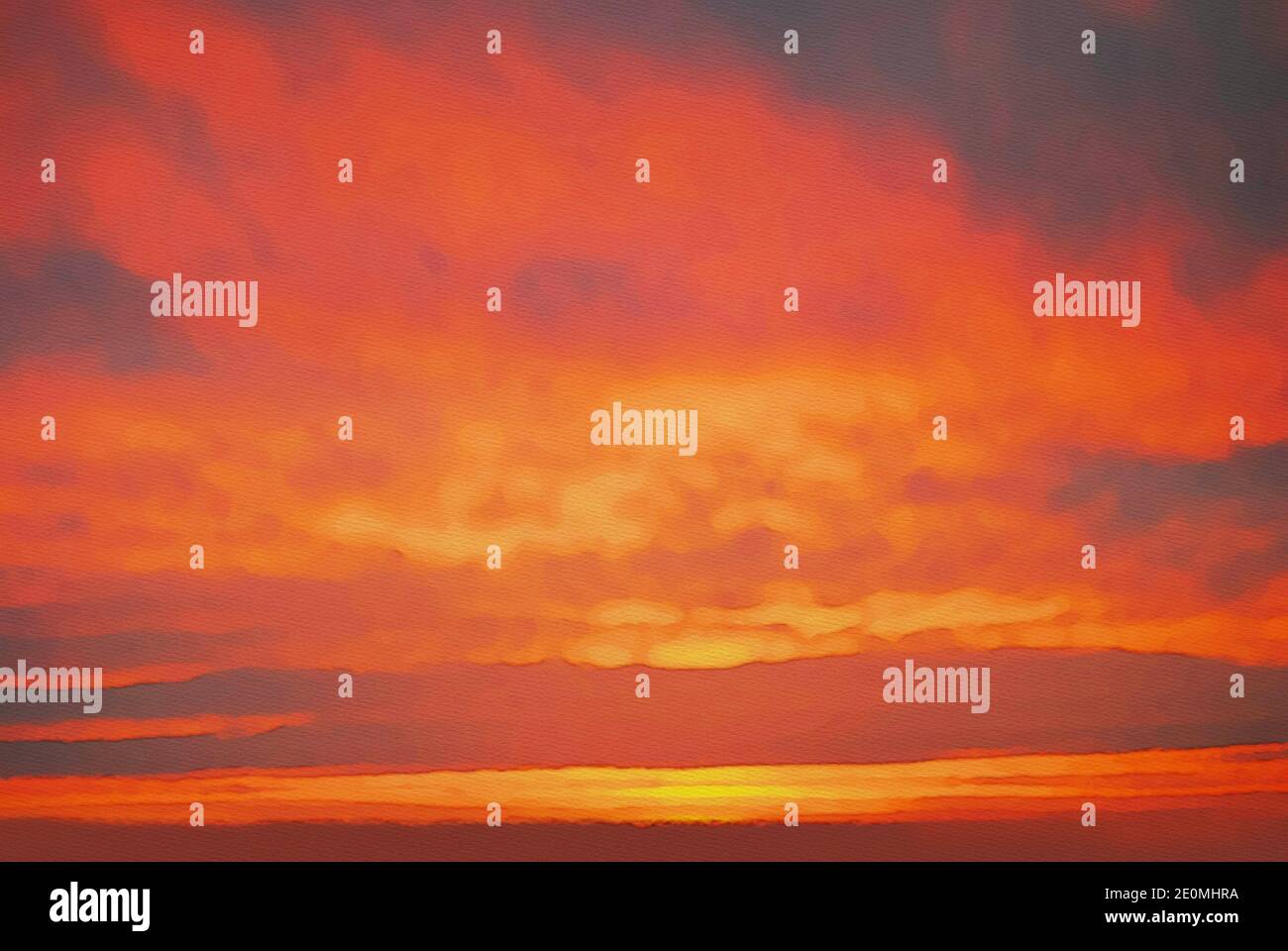 Dramatic sunset sky in Europe Stock Photo - Alamy