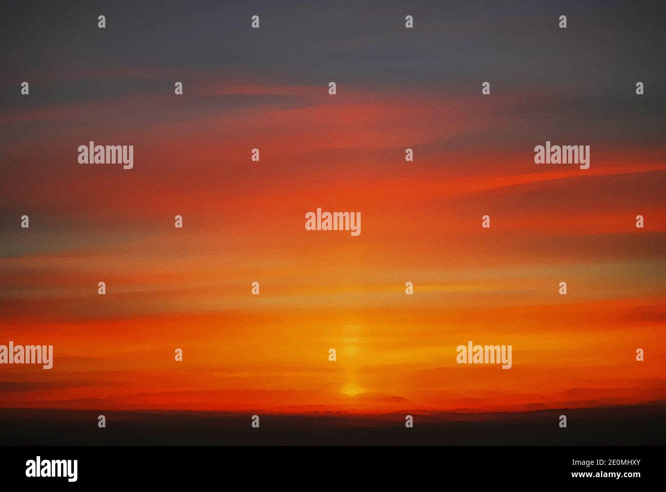 Dramatic sunset sky in Europe Stock Photo - Alamy