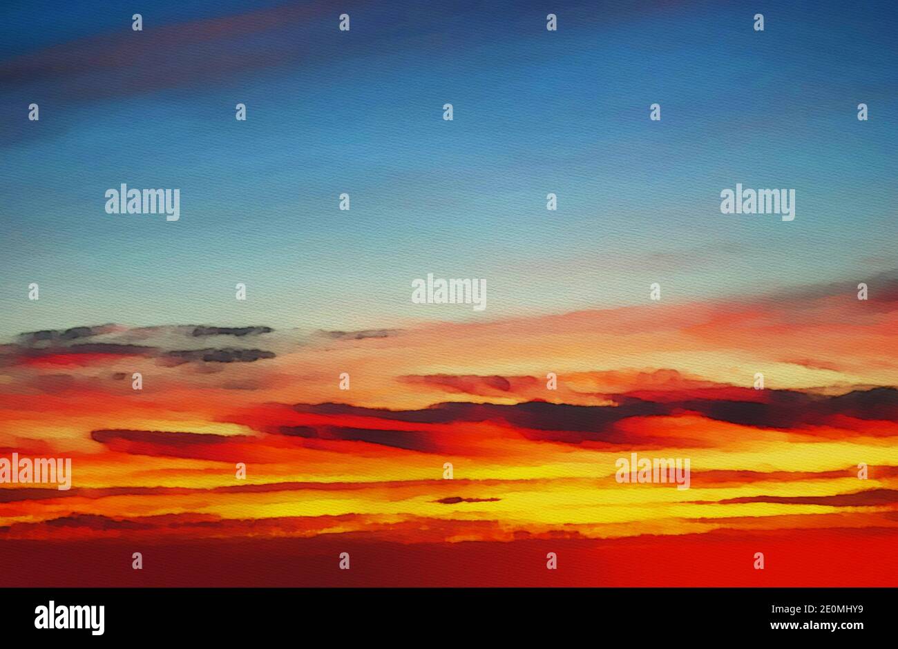 Dramatic sunset sky in Europe Stock Photo - Alamy