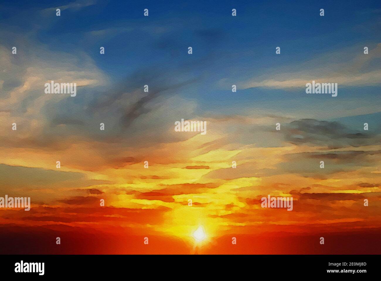 Dramatic sunset sky in Europe Stock Photo - Alamy