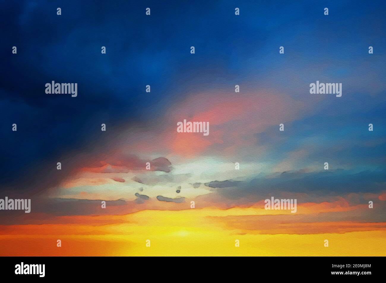 Dramatic sunset sky in Europe Stock Photo - Alamy