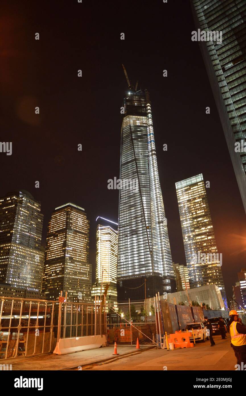 Ground Zero is pictured in New York, NY US on September 25, 2012 site of the Twin Towers that ...