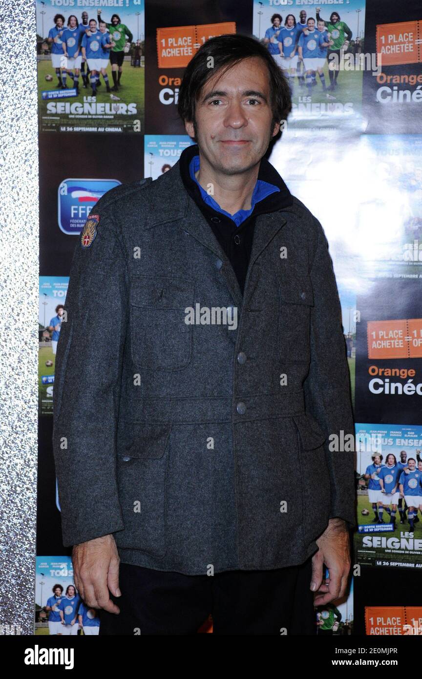 Thierry Samitier attending the premiere of 'Les Seigneurs' held at ...