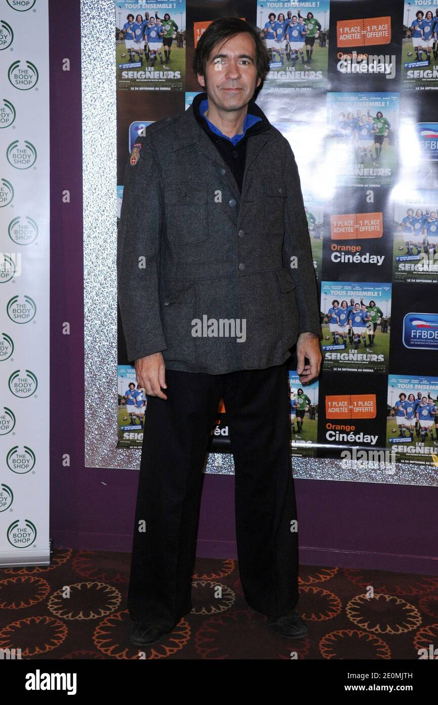 Thierry Samitier attending the premiere of 'Les Seigneurs' held at ...