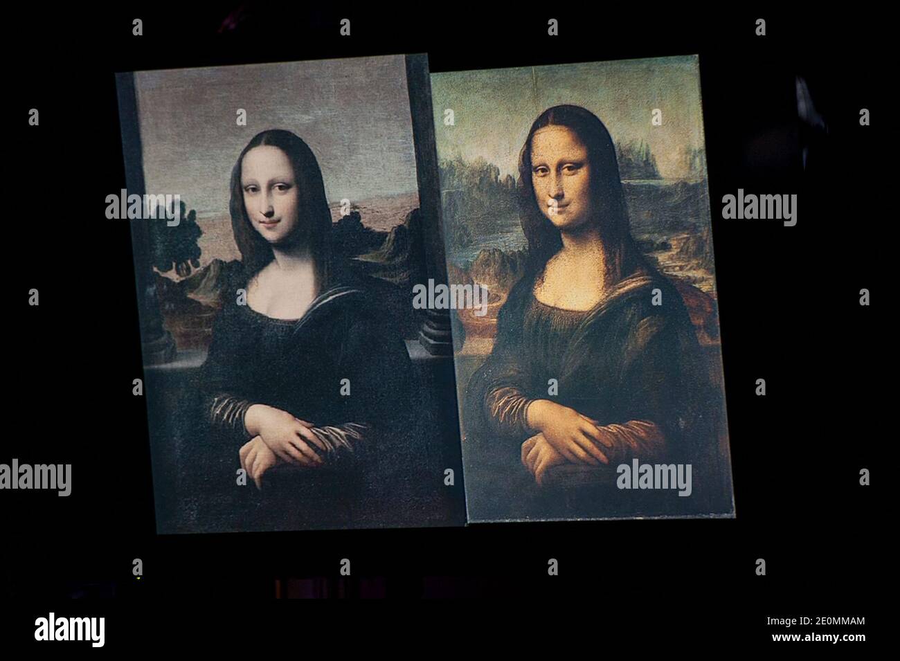 Portrait of mona lisa del giocondo hi-res stock photography and images ...