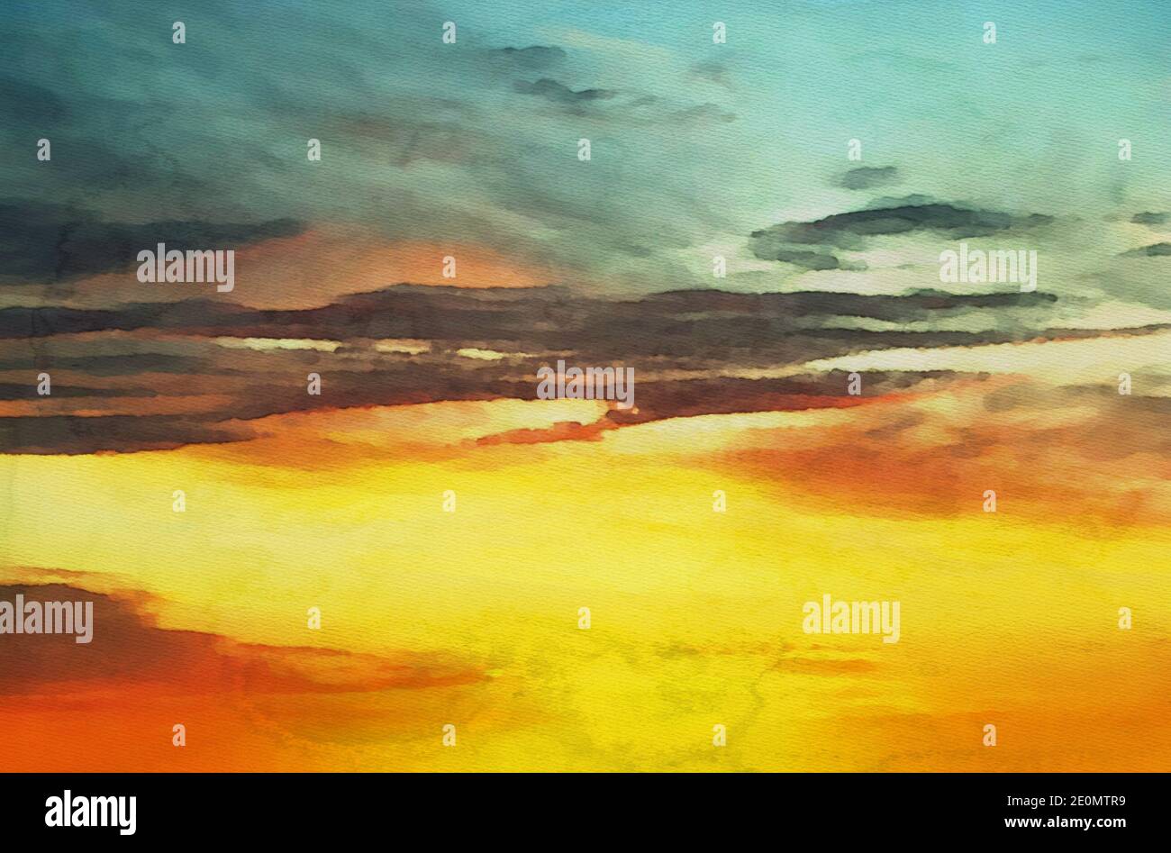 Dramatic sunset sky in Europe Stock Photo - Alamy