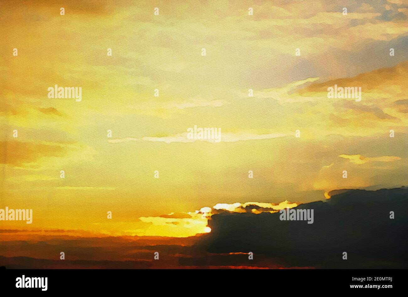 Dramatic sunset sky in Europe Stock Photo - Alamy