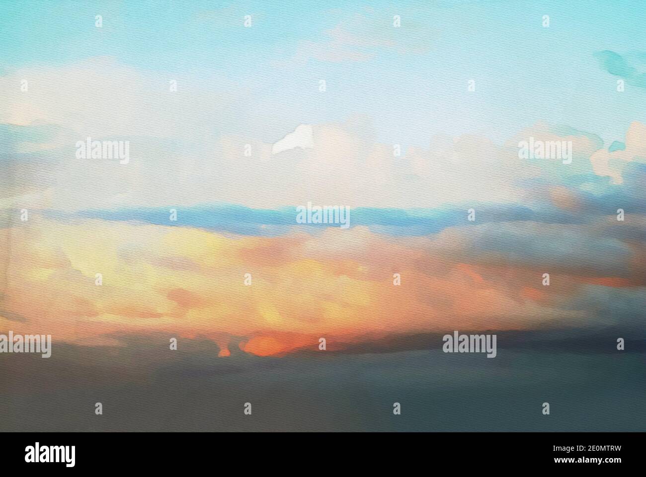 Dramatic sunset sky in Europe Stock Photo - Alamy