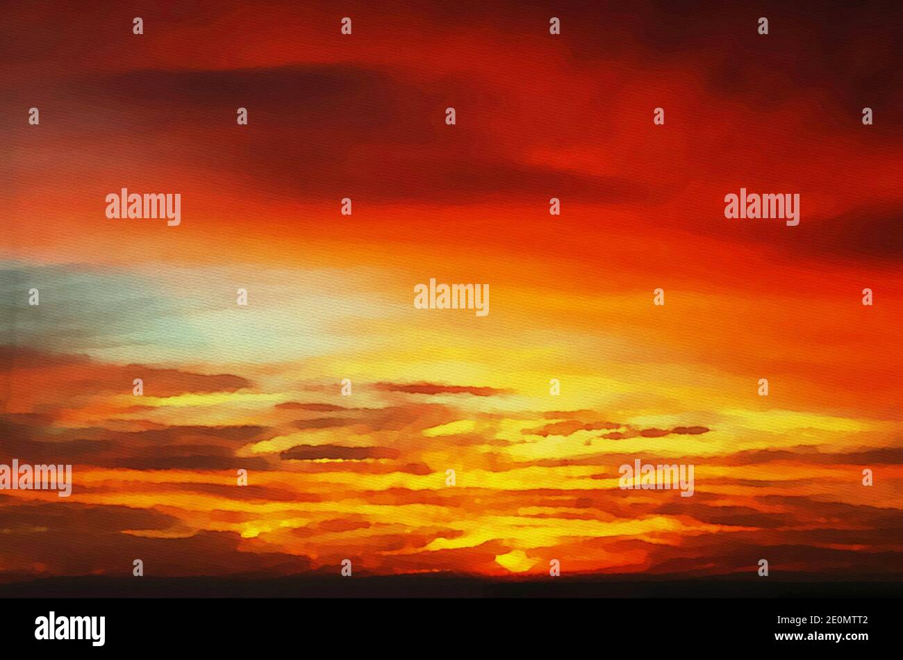 Dramatic sunset sky in Europe Stock Photo - Alamy