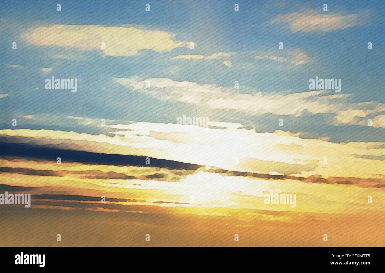 Dramatic sunset sky in Europe Stock Photo - Alamy
