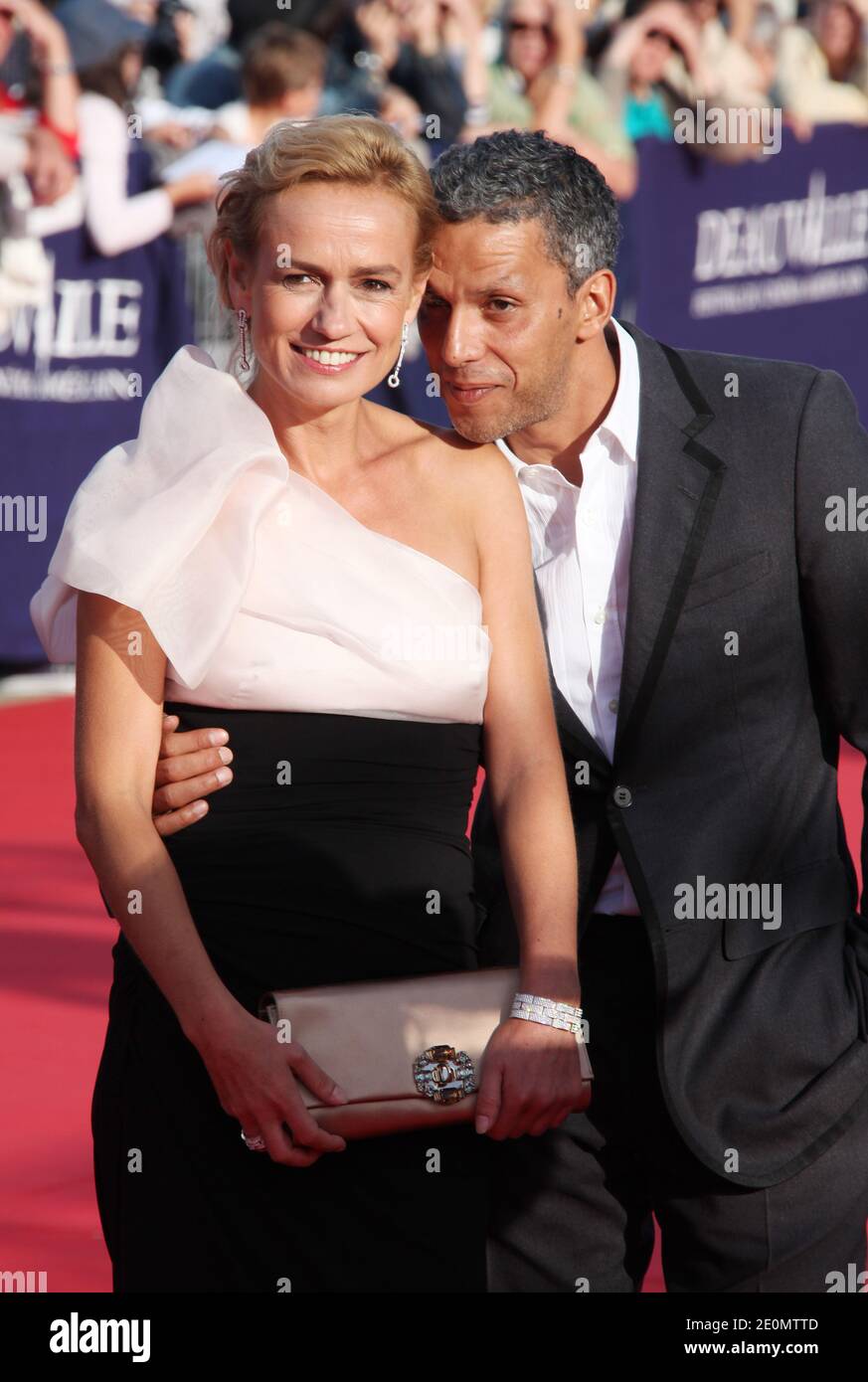 Sandrine Bonnaire and Sami Bouajila attending the opening day of Deauville American Film ...