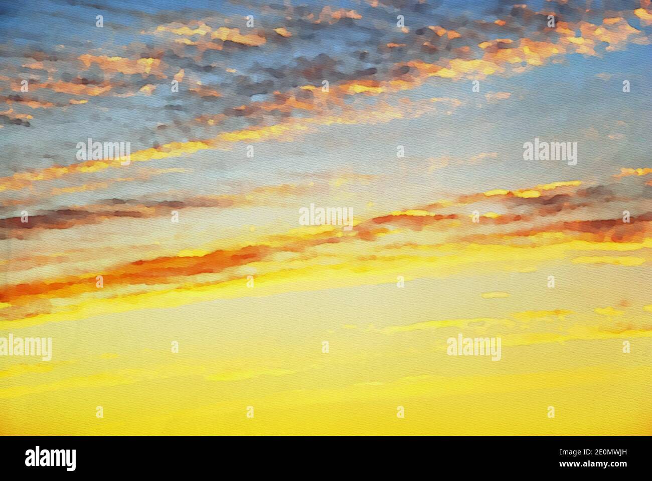 Dramatic sunset sky in Europe Stock Photo - Alamy