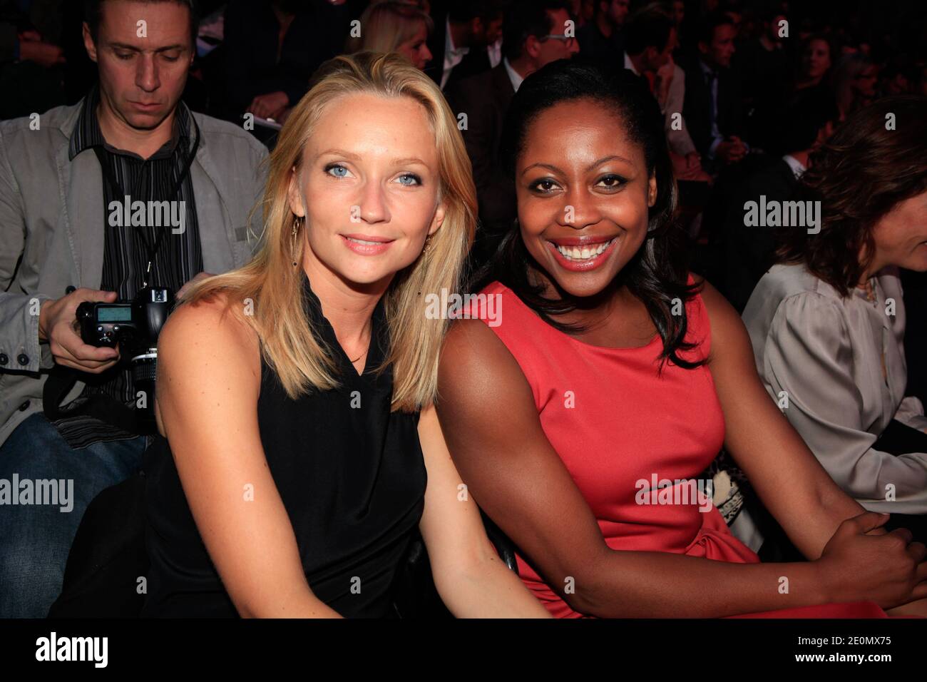 Adrienne de Mallerey, Ele Asu attending the D8 & D17 Group Canal + TV ...