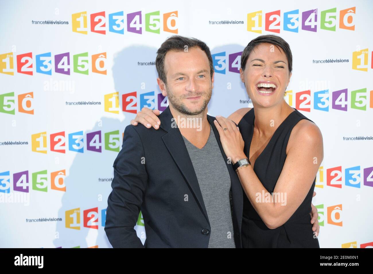 Alessandra Sublet and Jeremy Michalak at the Press Conference of France ...
