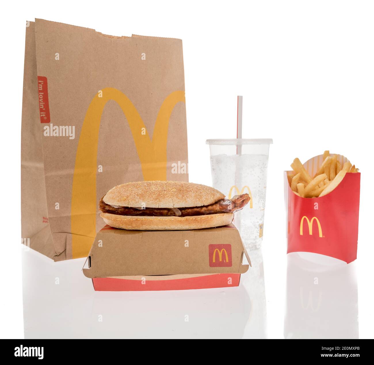 Mcdonalds fries bag hi-res stock photography and images - Alamy