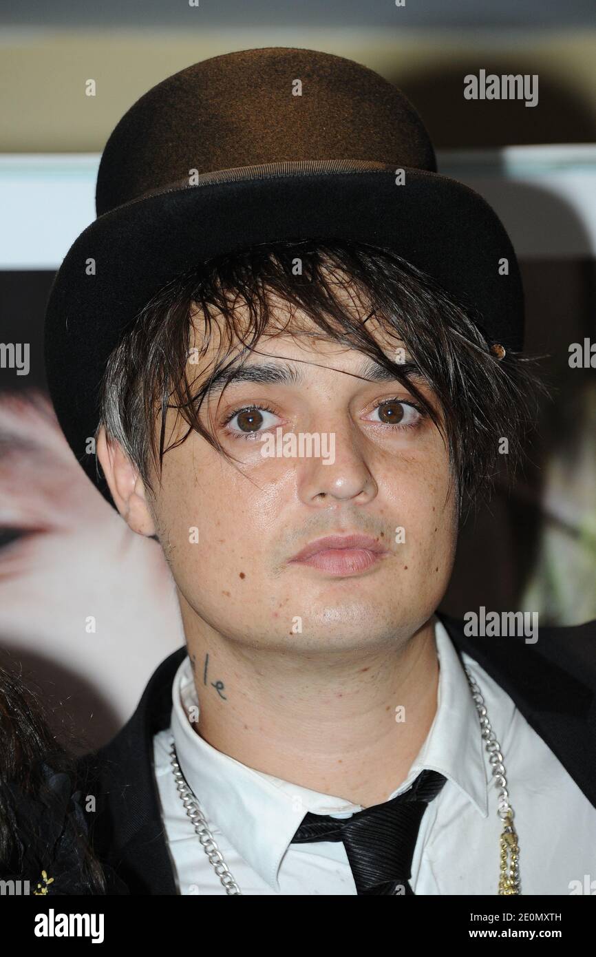 English actor and singer Peter Doherty attends the Paris premiere of ...