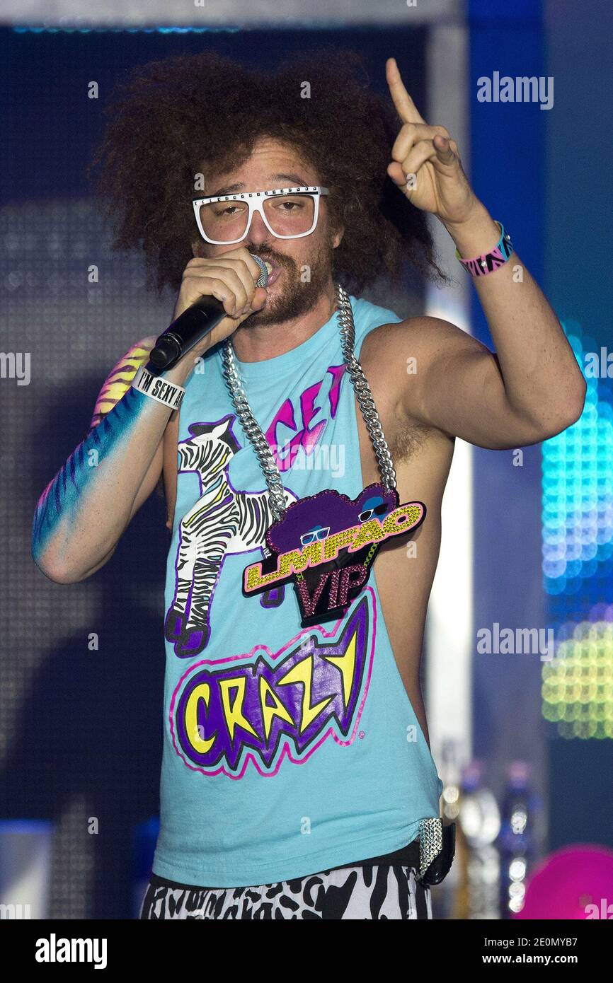 American singer Redfoo LMFAO performs during Sporting Summer Festival ...