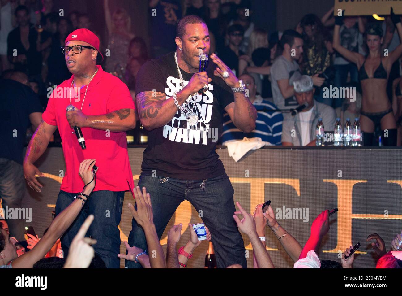 American singer Busta Rhymes, performs at Gotha Club nightclub in Palm ...