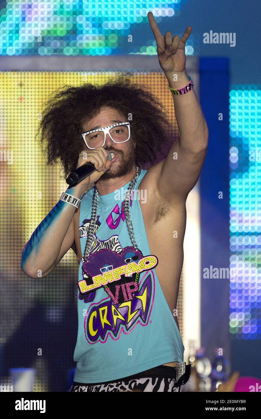 American singer Redfoo LMFAO performs during Sporting Summer Festival ...