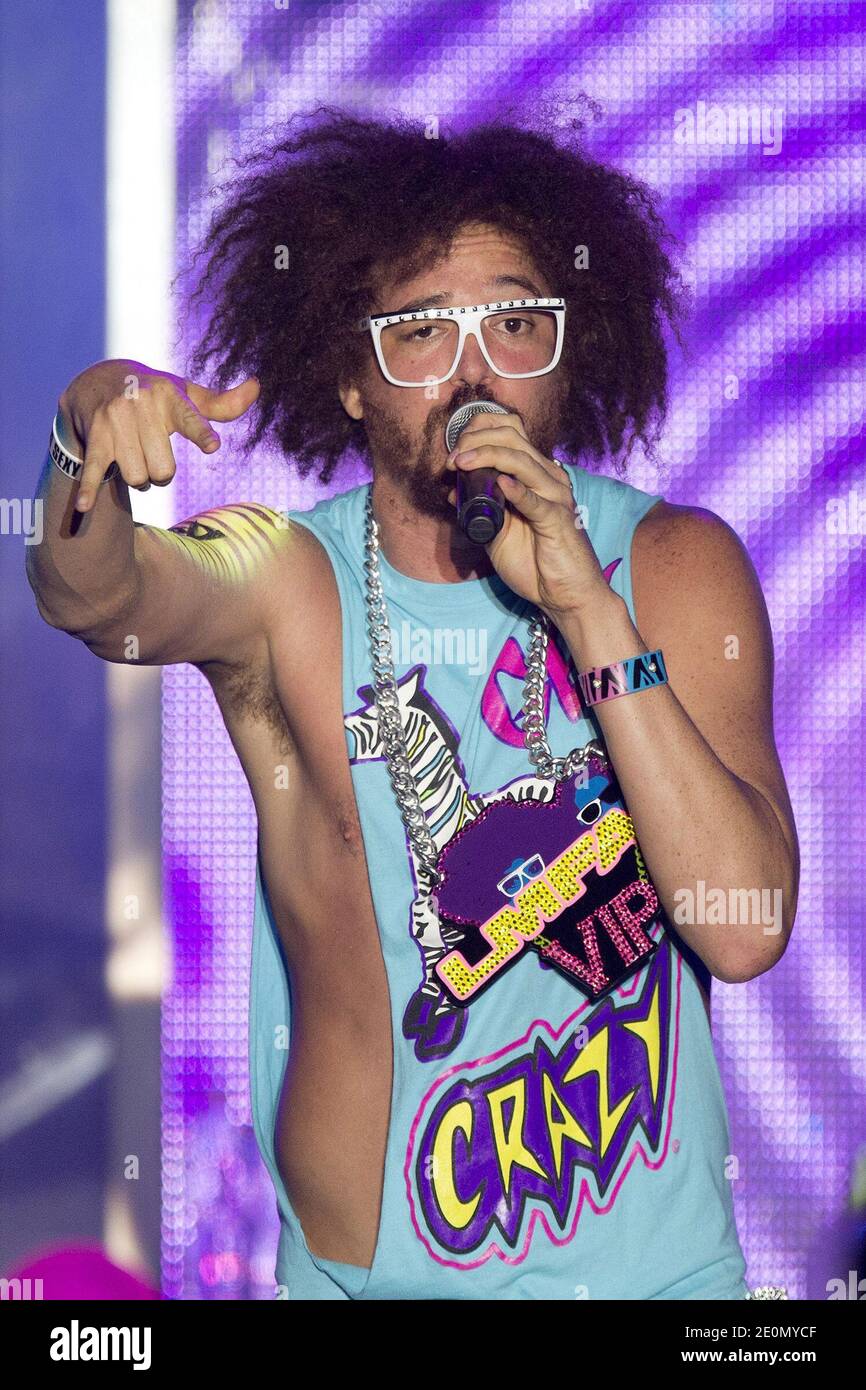 American singer Redfoo LMFAO performs during Sporting Summer Festival ...