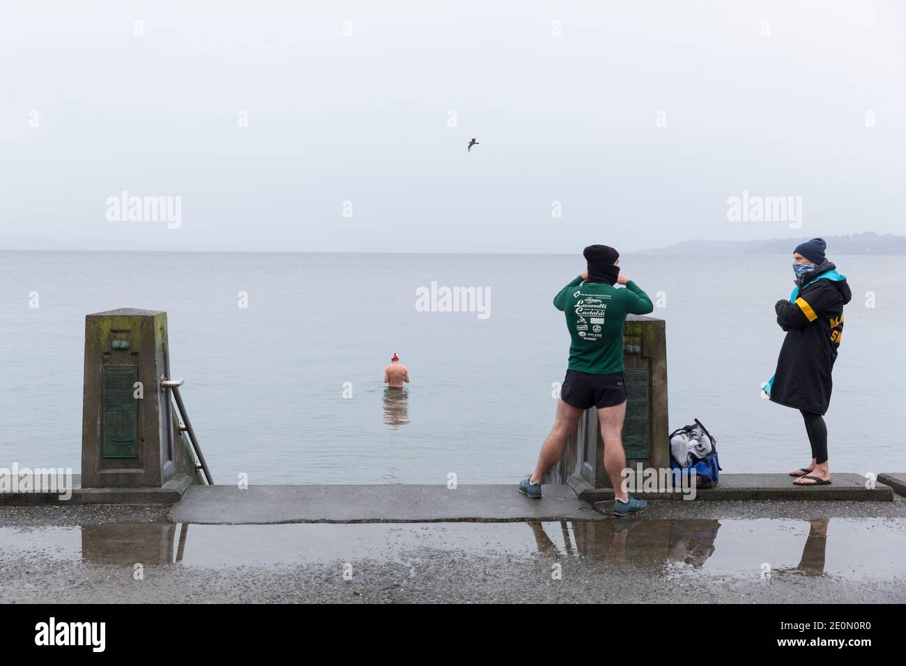 Seattle, Washington, USA. 1st January, 2021. Members of the Notorious ...