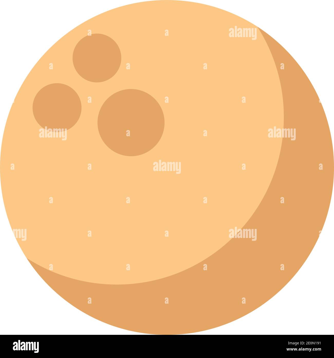 Moon icon of night bedtime sky space moonlight nature light lunar and ...