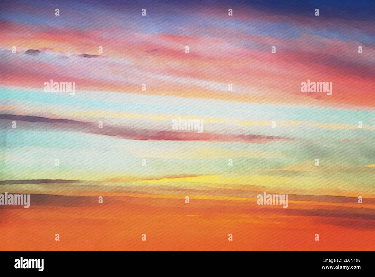 Dramatic sky background painted photo Stock Photo - Alamy